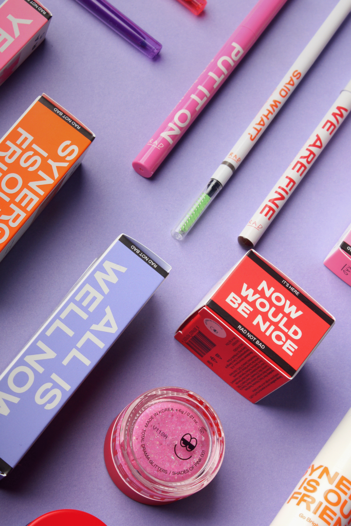 RAD NOT BAD Makeup packaging designed by Marta Veludo Studio ...