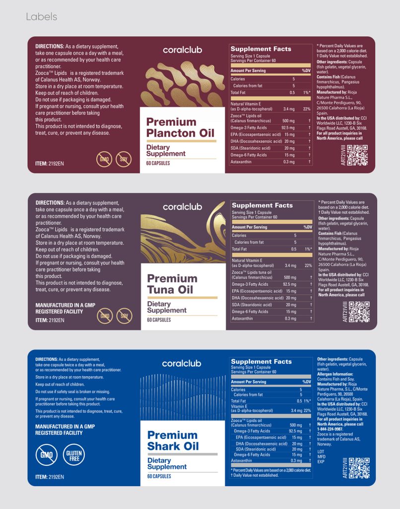 Packages of premium oils designed by Mary Panina – inspiration design